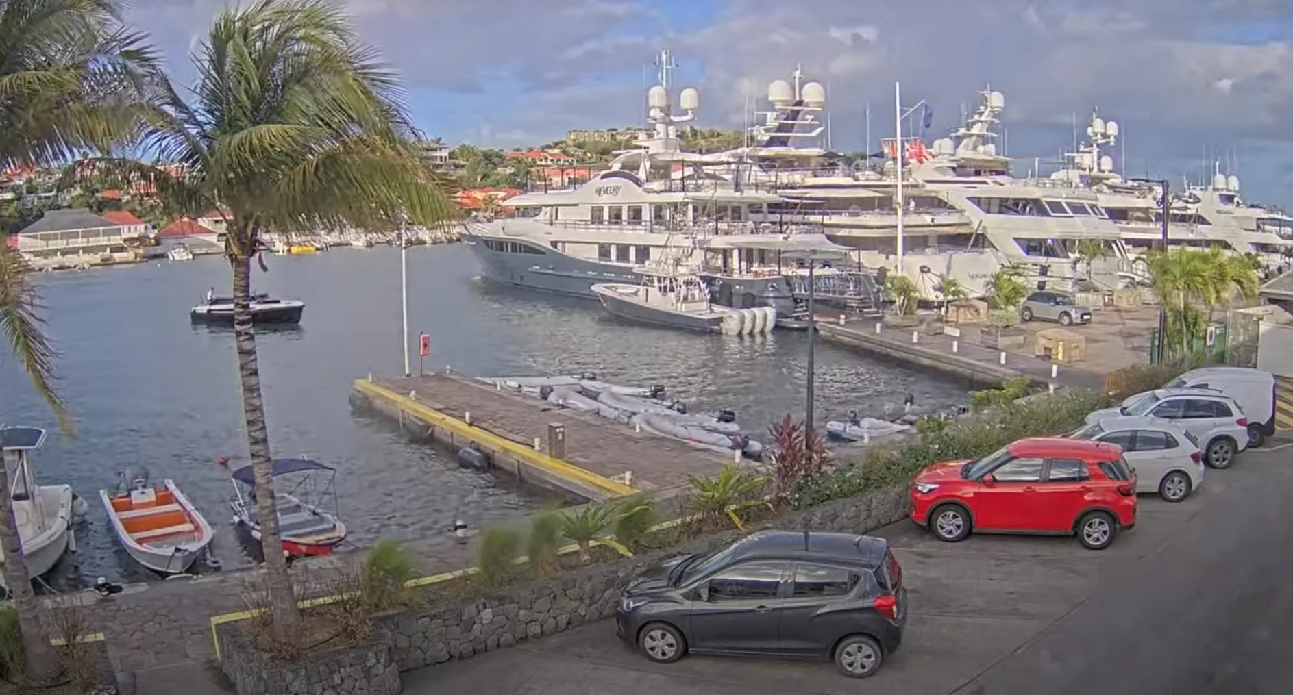 Port of Gustavia Webcam - France 🎦