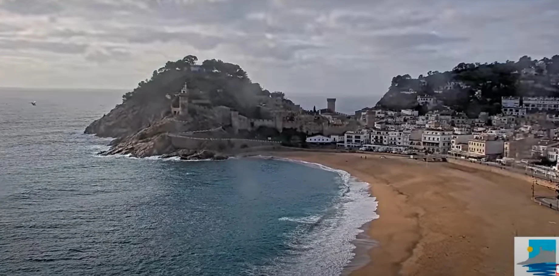 Gran Beach, Tossa de Mar - Live Webcam in Spain 🎦