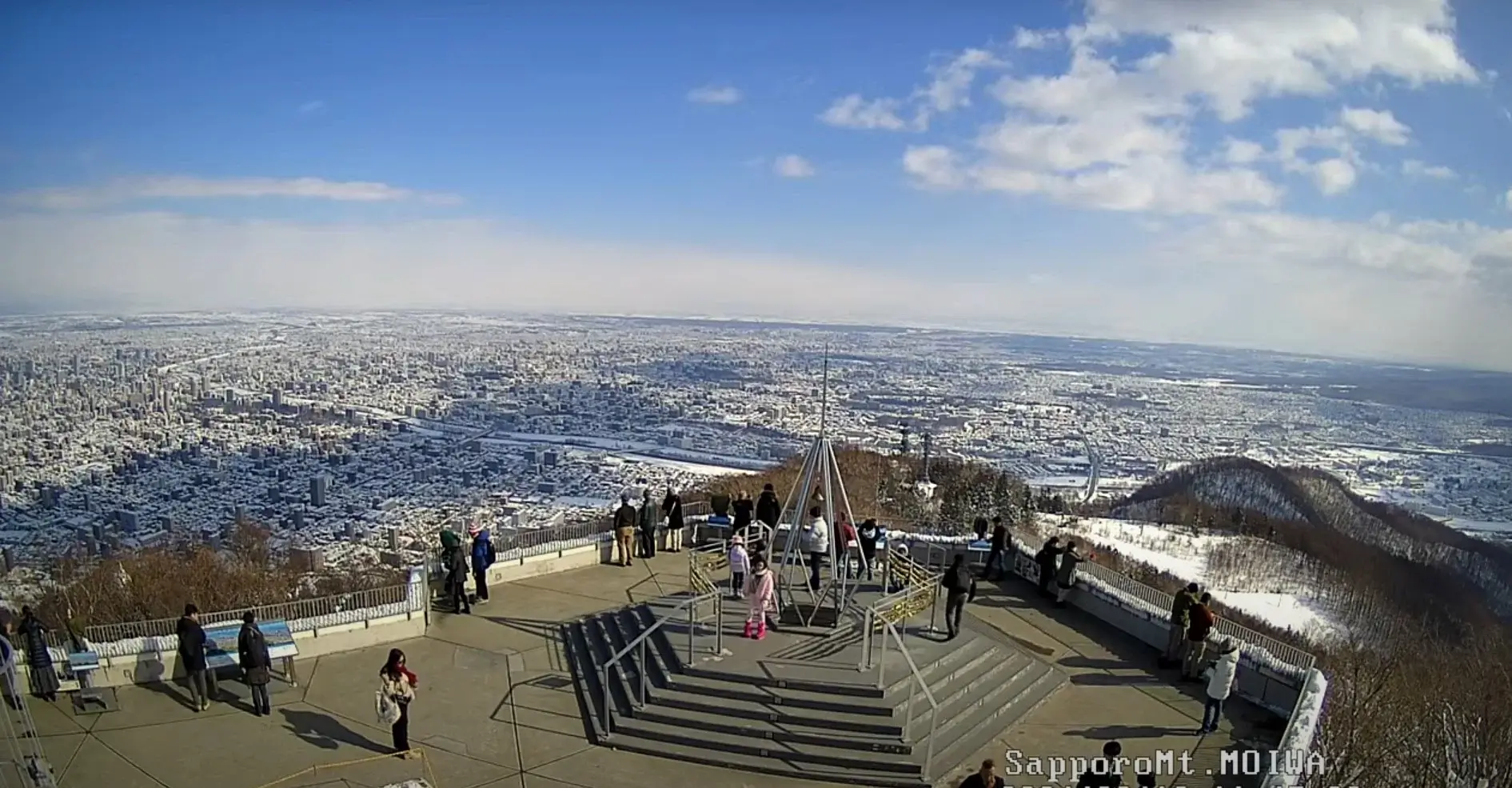 Mount Moiwa Observation Deck Webcam - Japan 🎦