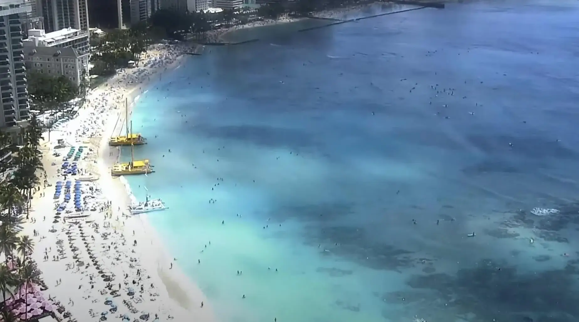 Waikiki, Kuhio Beach Park Webcam - USA 🎦