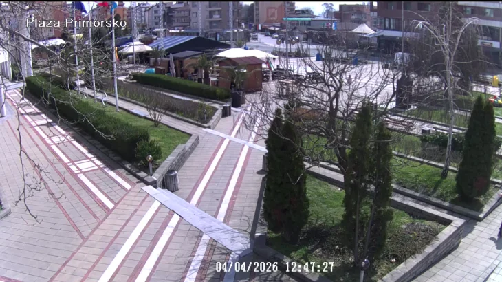 Primorsko Main Square Webcam - Bulgaria 🎦